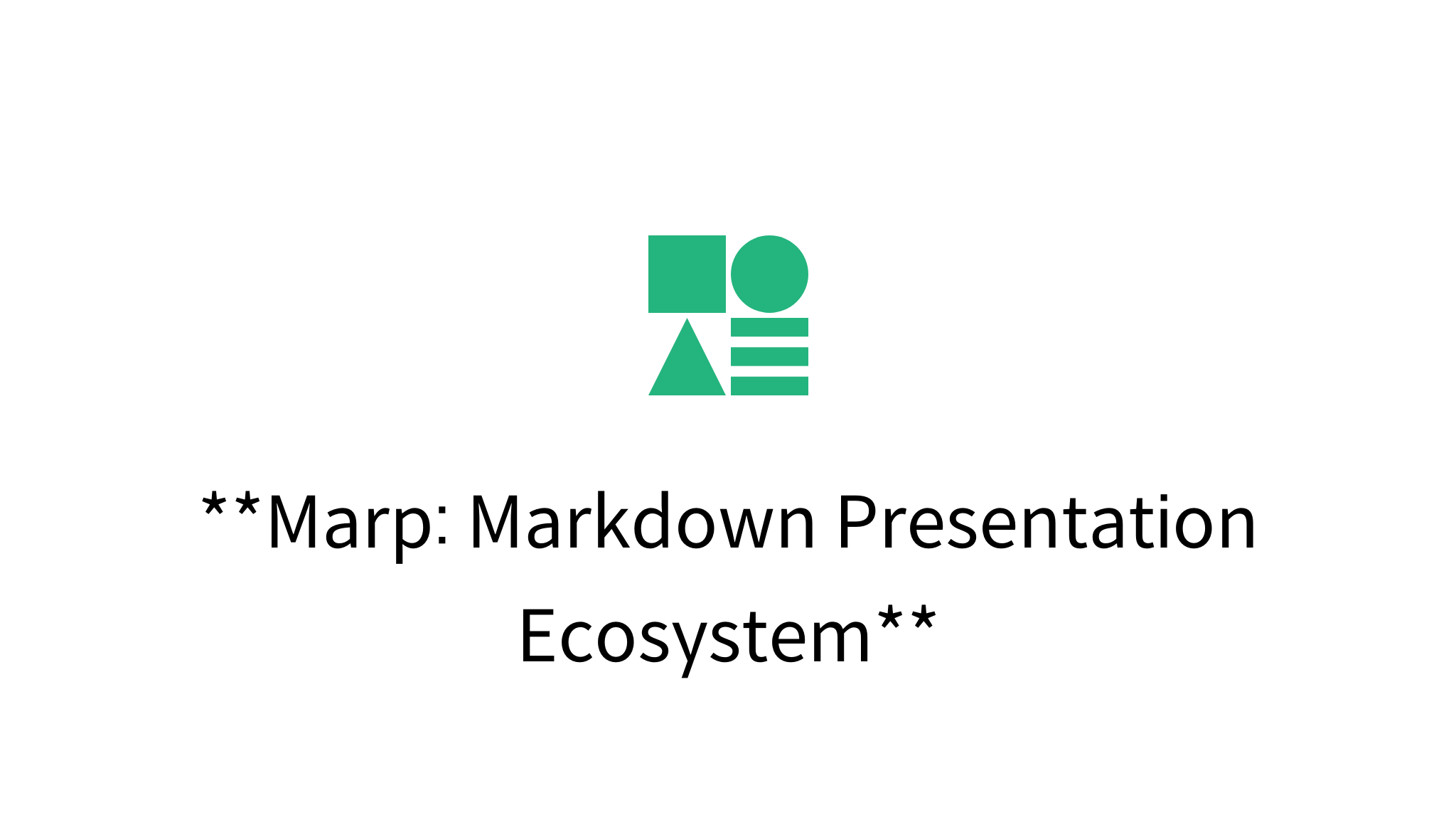 Marp: Markdown Presentation Ecosystem - mysetting